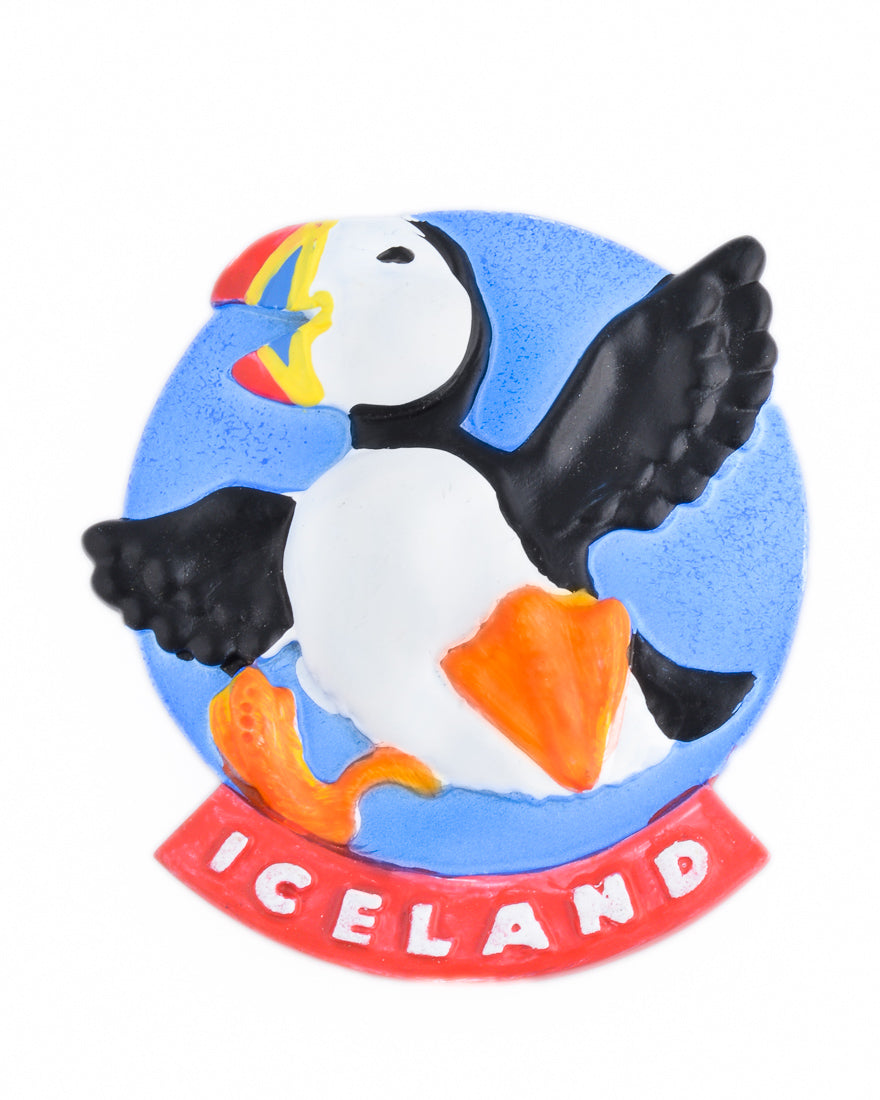 Resin Magnet, Puffin w-wings out – Sunfilm